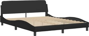 Rám postele Viana bez matrace černý 160x200 cm umělá kůže 3208103