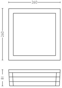Philips 17350/93/PN - Venkovní svítidlo MYGARDEN MOONSHINE 2xE27/14W IP44