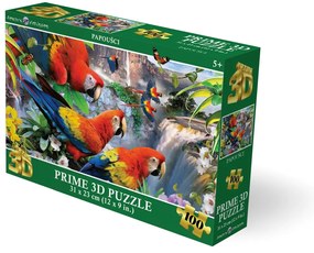 Puzzle 3D - Papoušci