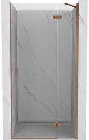 Mexen Mist-H sprchové dveře otočné pravé 70 cm, transparentní, kartáčovaná měď - 8A5-070-000-65-00-P