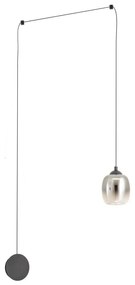Redo 01-3484 - LED Nástěnná lampa KHADI LED/6W/230V CRI90 pr.12 cm černá/kouřová