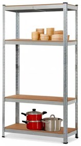 Fistar AKCE - Balíček : 3x Regál 1500x700x300 mm kovový zinkovaný 4-policový, nosnost 700 kg