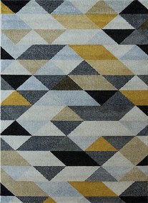 Berfin Dywany, Kusový koberec Aspect New 1965 Yellow, 140x190, žlutá, ložnice