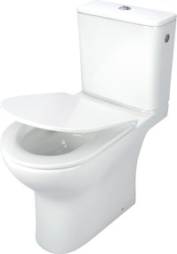 Deante WC kombi bez okraje Jasmin se zadním odpadem a WC sedátkem SoftClose -