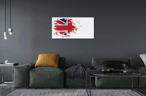 Obraz na skle Vlajka Velké Británie 100x50 cm