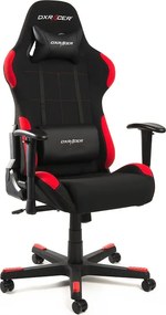 Herní židle DXRacer FORMULA - látka, černá / červená