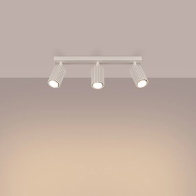 Sollux Lighting Stropní svítidlo KARBON 3L béžové barvy