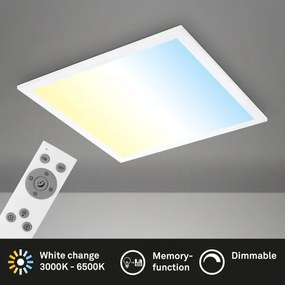 Brilo - LED Stmívatelné stropní svítidlo LED/21W/230V 38x38 cm bílá