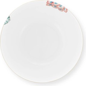 Pip Studio Flower Festival miska Ø12cm, modrá (stylová miska z tenkostěnného porcelánu)