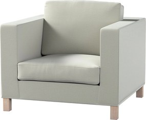 Potah na křesko IKEA Karlanda, krátký barva zelená látka sametová