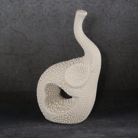 DEKORATÁVNÍ FIGURKA RISO 13X8X22 CM KRÉMOVÁ