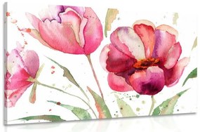 Obraz nádherné tulipány v zajímavém provedení - 60x40 cm