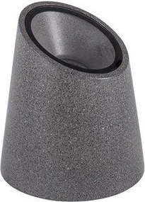 NV 9470581 Venkovní sloupkové svítidlo FOX tmavě šedý pískovec skleněný difuzor GU10 1x7W 100-240V bez žárovky IP65 - NOVA LUCE