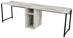 Designový psací stůl Geillis 240 cm vzor mramor frézie