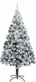Umělý vánoční stromeček Bílá 240 cm PVC, ocel a plast 3396983