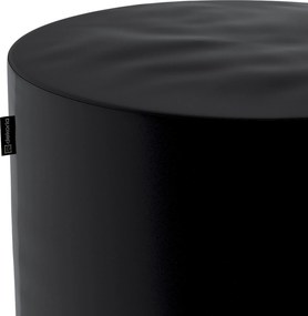 Sedák Barrel- válec pevný barva černá látka lesklé, sametová
