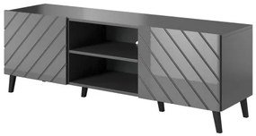 TV stolek ABETO 150 cm šedý
