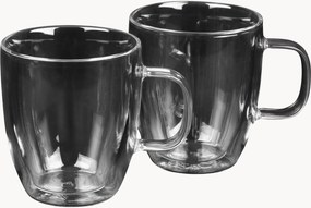Sada sklenic na kávu z borosilikátového skla Café Chic, 2 díly