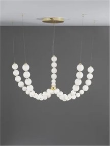 Závěsné LED svítidlo NOVA LUCE PERLA 125W 3000K 9695203 stmívatelné Triac