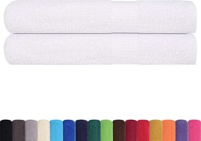 Ručníky FROGN 2 ks bílé 100x200 cm 360 g/m² 136665