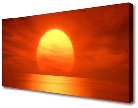 Obraz na plátně Západ Slunce Moře 100x50 cm