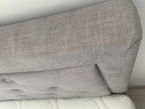 Čalouněná postel ELECTRA 160 x 200 cm šedá