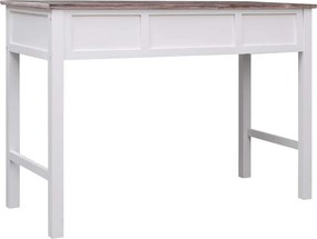 Psací stůl hnědý 110 x 45 x 76 cm dřevo 284154