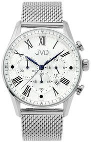 Pánské náramkové hodinky JVD JE1001.2 s římskými číslicemi - chronograf 10ATM