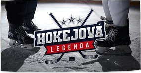 Sablio Ručník Hokejová legenda - 70x140 cm