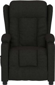 Elektrické polohovací křeslo černé textil 3098779