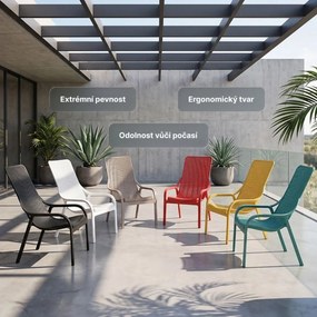 Nardi venkovní plastové křeslo NET LOUNGE bianco