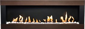 BIO FLAME biokrb Easy L Open Brown Horizontal 115x40 cm