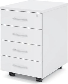 Kontejner Impress 40,6 x 50,1 cm - 4 zásuvky, bílá