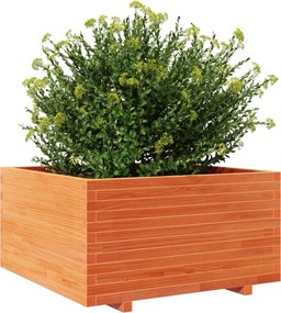 Zahradní truhlík voskově hnědý 90x90x49,5 cm masivní borovice 3282536