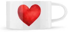 Mablo Hrnek makronka "Červené srdce" Makronka talířek: Bez talířku