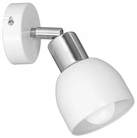 Luminex | Nástěnné bodové svítidlo FRESNO 1xE27/60W/230V bílá/chrom | LU3209