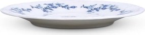 Bílý/modrý porcelánový podšálek ø 16,5 cm Retro – BonBistro