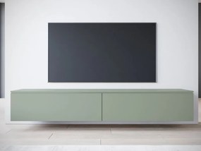 TV stolek Dlone 180, Barva: mlhavě zelená, Osvětlení: bez osvětlení