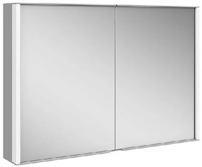 Keuco Royal Match - Zrcadlová skříňka s LED osvětlením, 1000x700x160 mm, stříbrný elox 12803171311