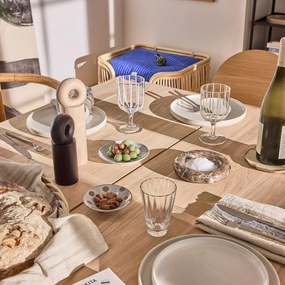 Dřevěný mlýnek na pepř a sůl v přírodní barvě Hoop – OYOY Living Design