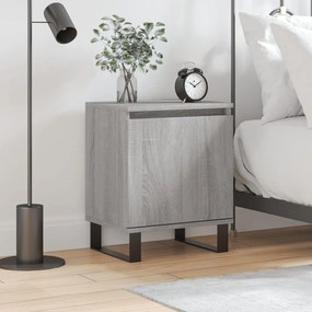 vidaXL Noční stolek 40 x 30 x 50 cm kompozitní dřevo [826854] Barva: šedá sonoma