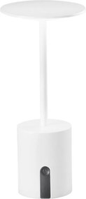 FAN LED-LIBERTY-BCO Nabíjecí venkovní svítidlo LIBERTY LED TOUCH DIMM bílá 3000K IP44 baterie 4000 mAh bezdrátové + USB nabíjení - FANEUROPE