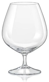 Crystalex - Bohemia Crystal Sklenice na brandy a koňak Viola 600 ml, 6 ks