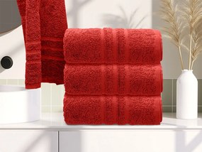 Ručník Comfort 50 x 100 cm červený, 100% bavlna
