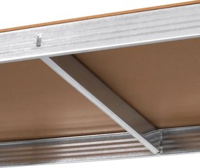 Skladový regál REBEL RB-1250 180x90x40, kovový zinkovaný