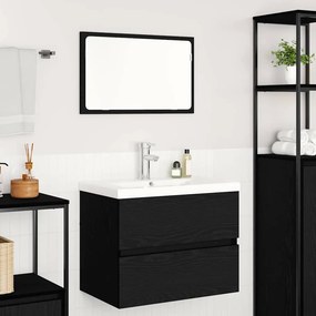 Sada koupelnového nábytku 3 ks Černý dub 61 x 39 x 45 cm 3393502