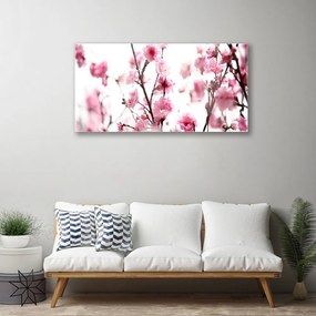 akrylový obraz Větve Květiny Rostlina 100x50 cm
