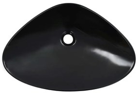 vidaXL Umyvadlo 58,5 x 39 x 14 cm keramické černé