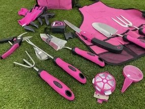 SIXTOL GARDEN PINK 12 / Sada zahradního nářadí / 12 ks