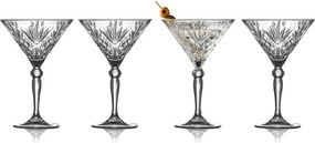 Křišťálové skleničky v sadě 4 ks na koktejly 210 ml Melodia – Lyngby Glas